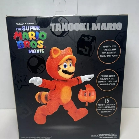 Nintendo | Toys | Tanooki Mario Action Figure New In Box Super Mario ...